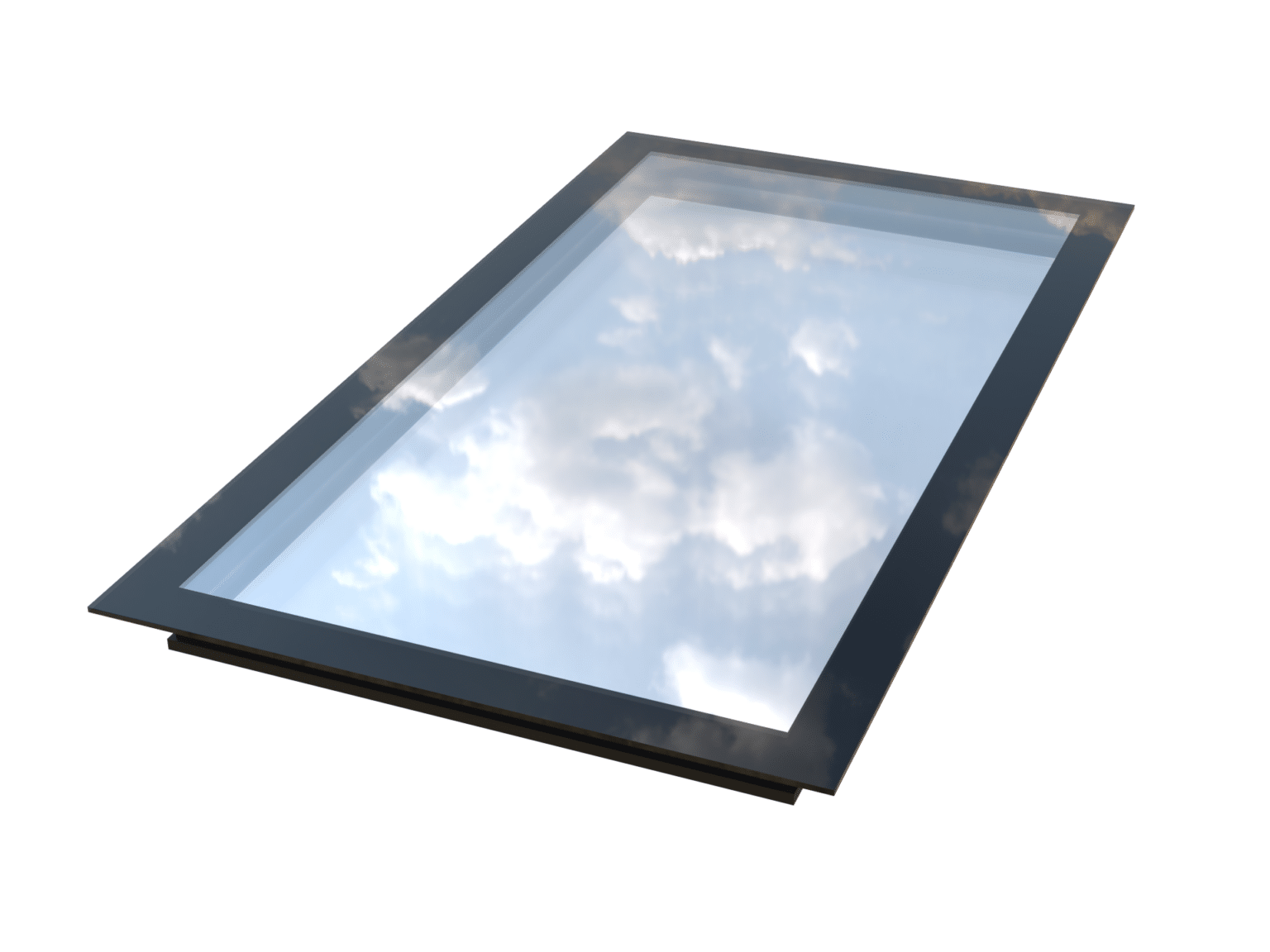Triple Glazed Flat Skylight | Self-Cleaning